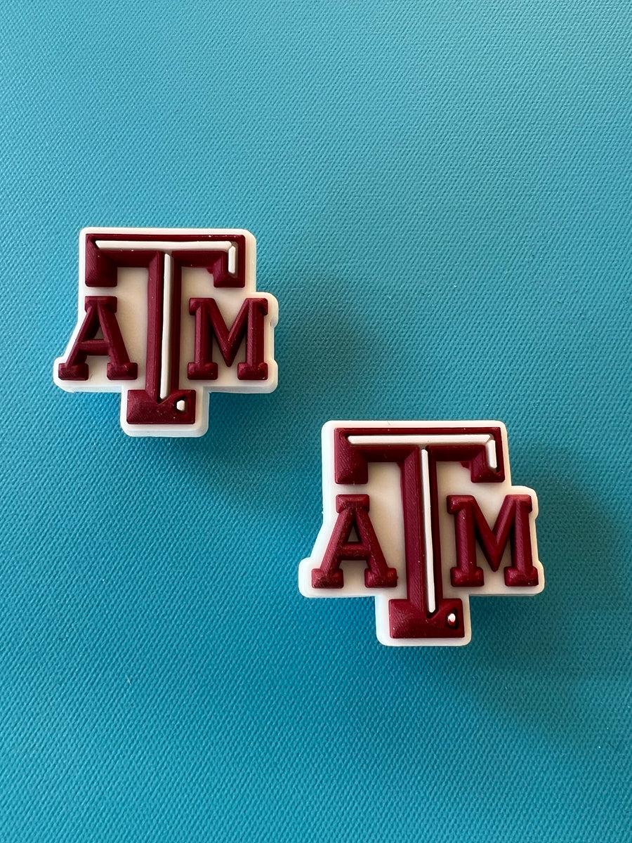 2pc Texas A&M Aggie College Charms – LollyPop Charms